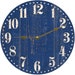 Rustic Blue Clock Blue Clock - Etsy