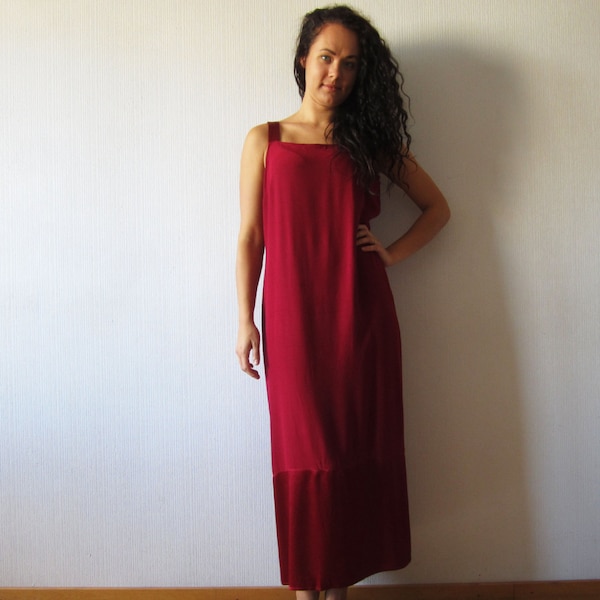 Crimson Red Dresses - Etsy
