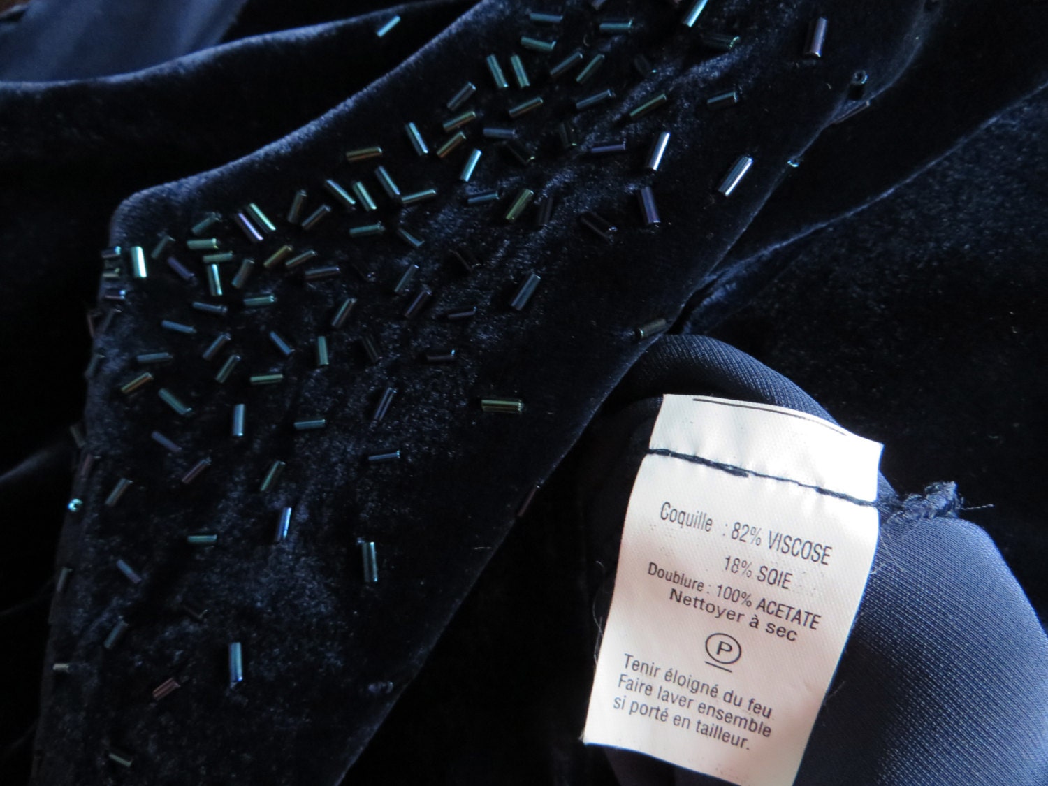 Navy Velvet Blouse Dark Blue Velvet Top Embroidered Blouse - Etsy