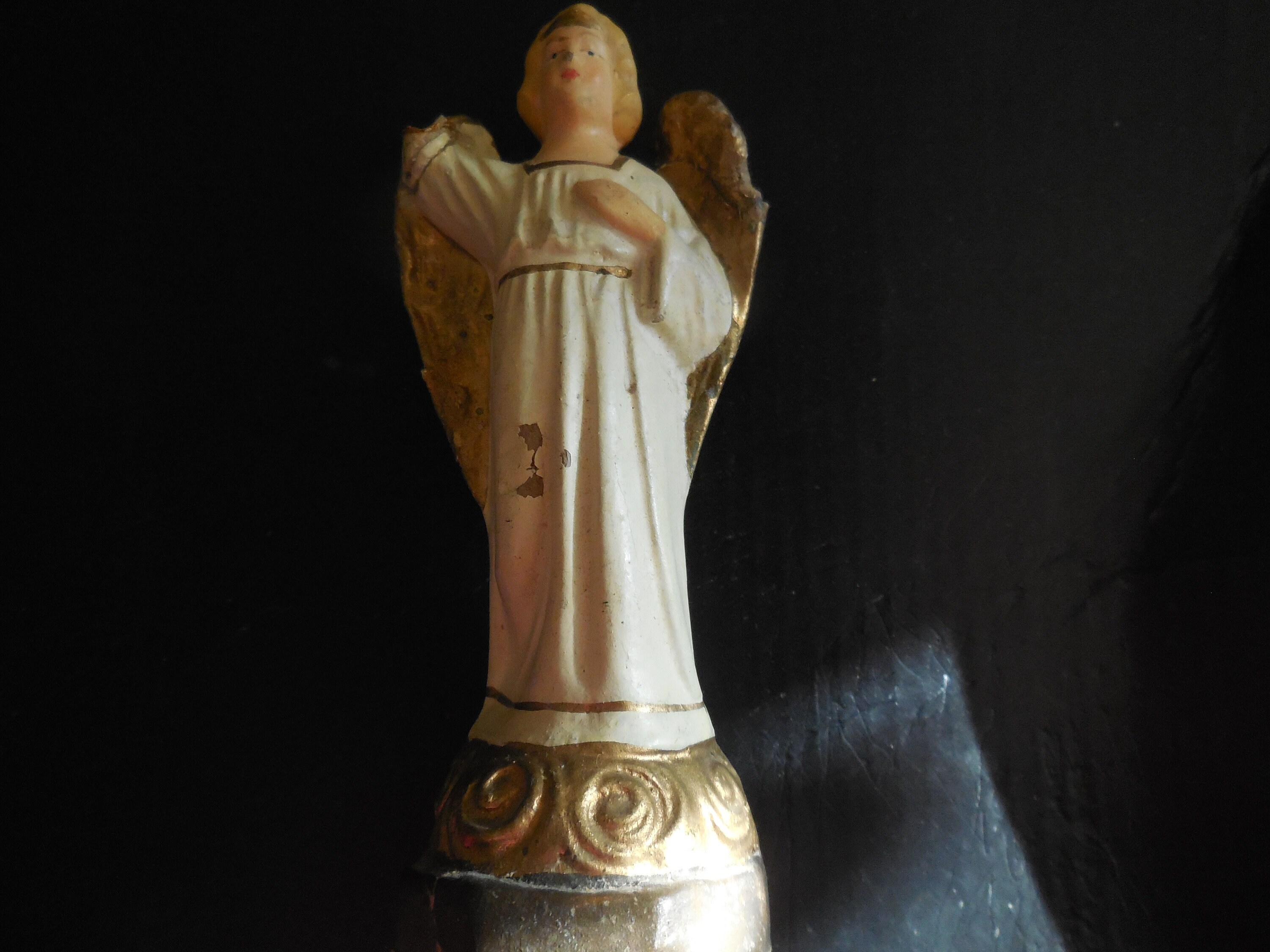 Antique Angel Paper Mache Putz Nativity Figure - Etsy