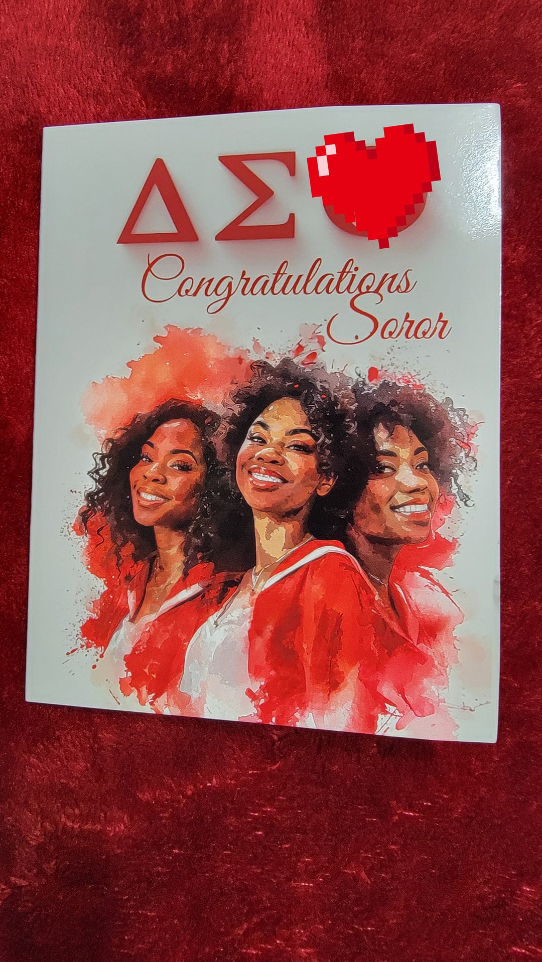 20 Cards to Share Congratulations Soror Sorority Cards Welcome DST Card ...