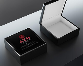 Custom Engraved Delta Sigma Theta Jewelry Box, Personalized Sorority ...