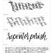 Luke Lettering Template for Bible Journaling Hand Drawn Printable ...