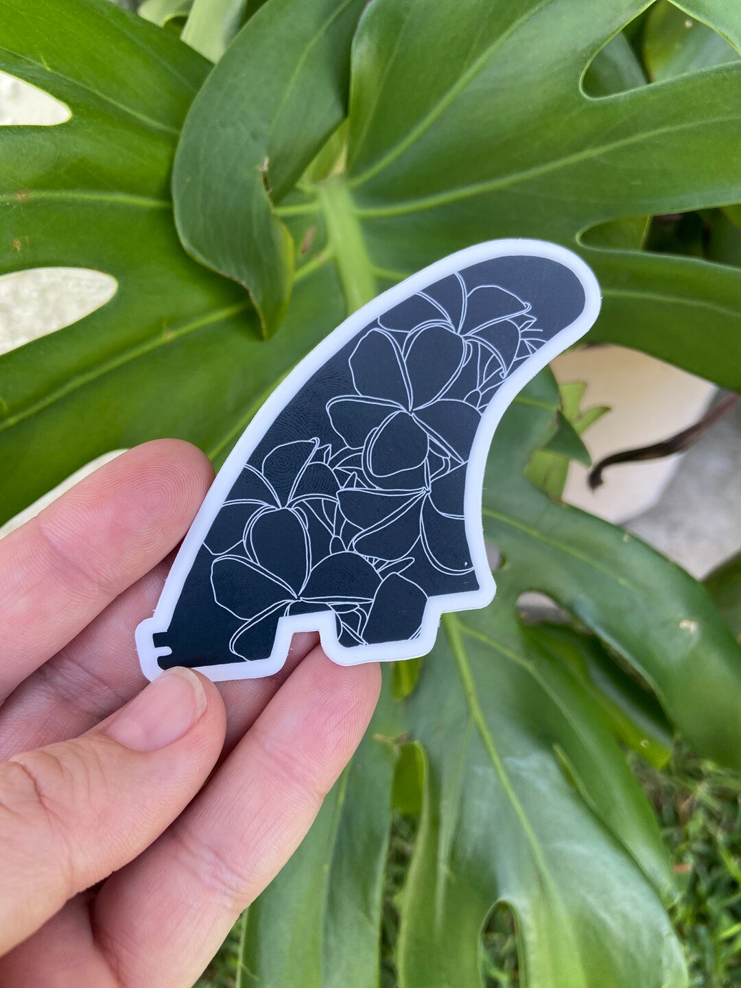 Surfboard Fin Vinyl Sticker - East Coast Gift, Laptop Water Bottle ...