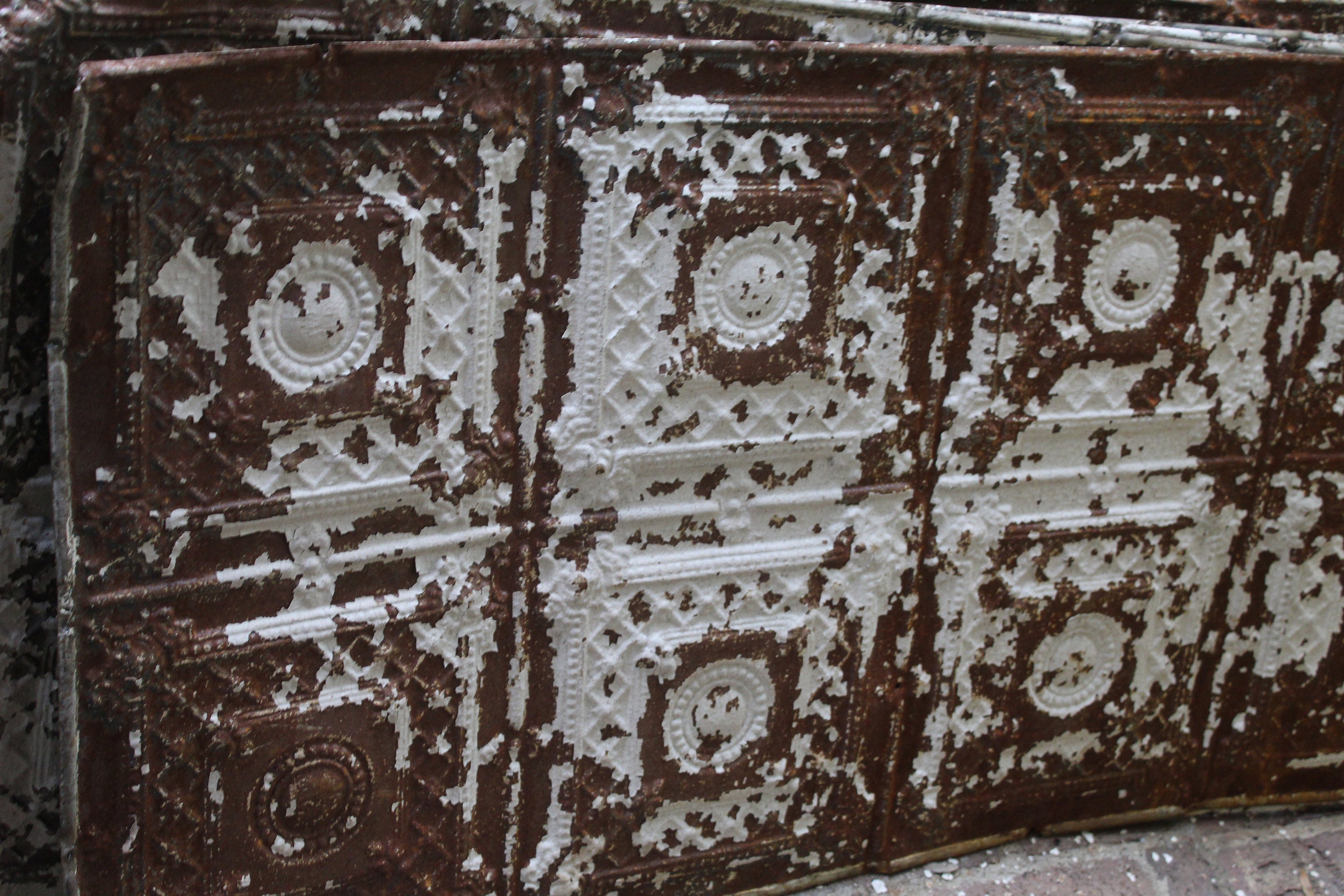 Tin Ceiling vintage Embossed Panels 2x4 Feet Vintage - Etsy