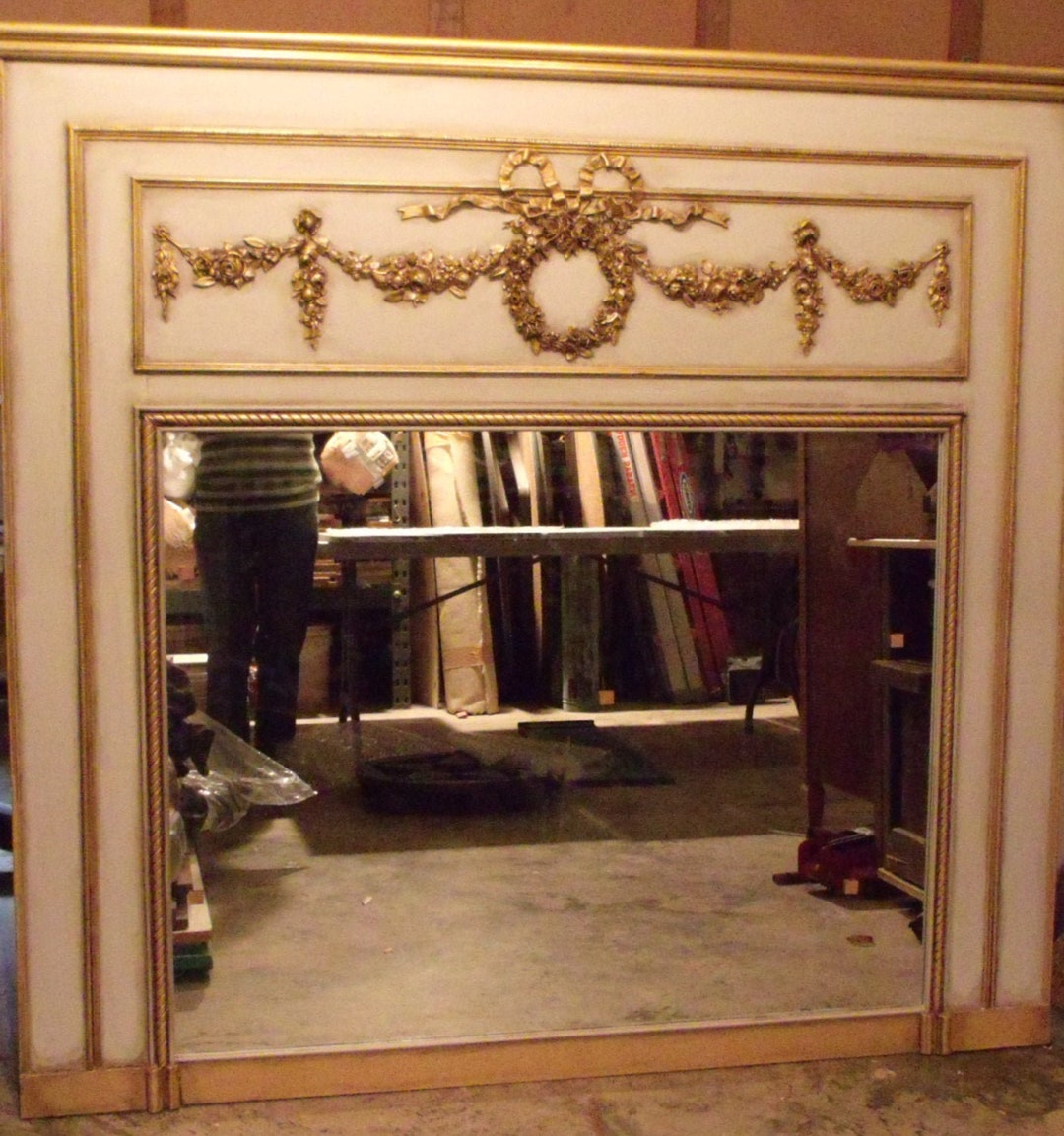 Mirror French Design-trumeau Mirror-above Fireplace SOLD - Etsy