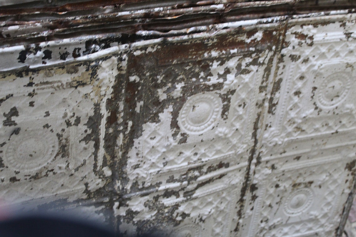 Tin Ceiling vintage Embossed Panels 2x4 Feet Vintage - Etsy