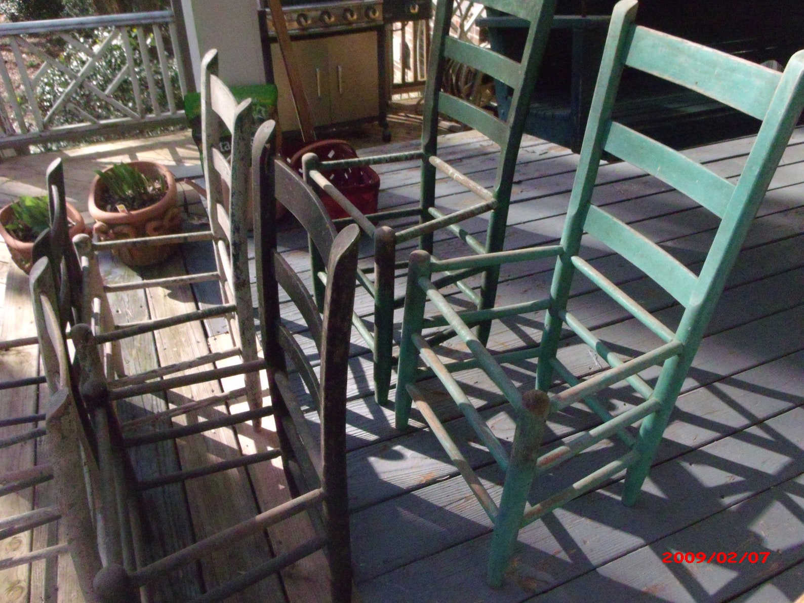 Vintage Farmhouse Weathered Chairs - Etsy