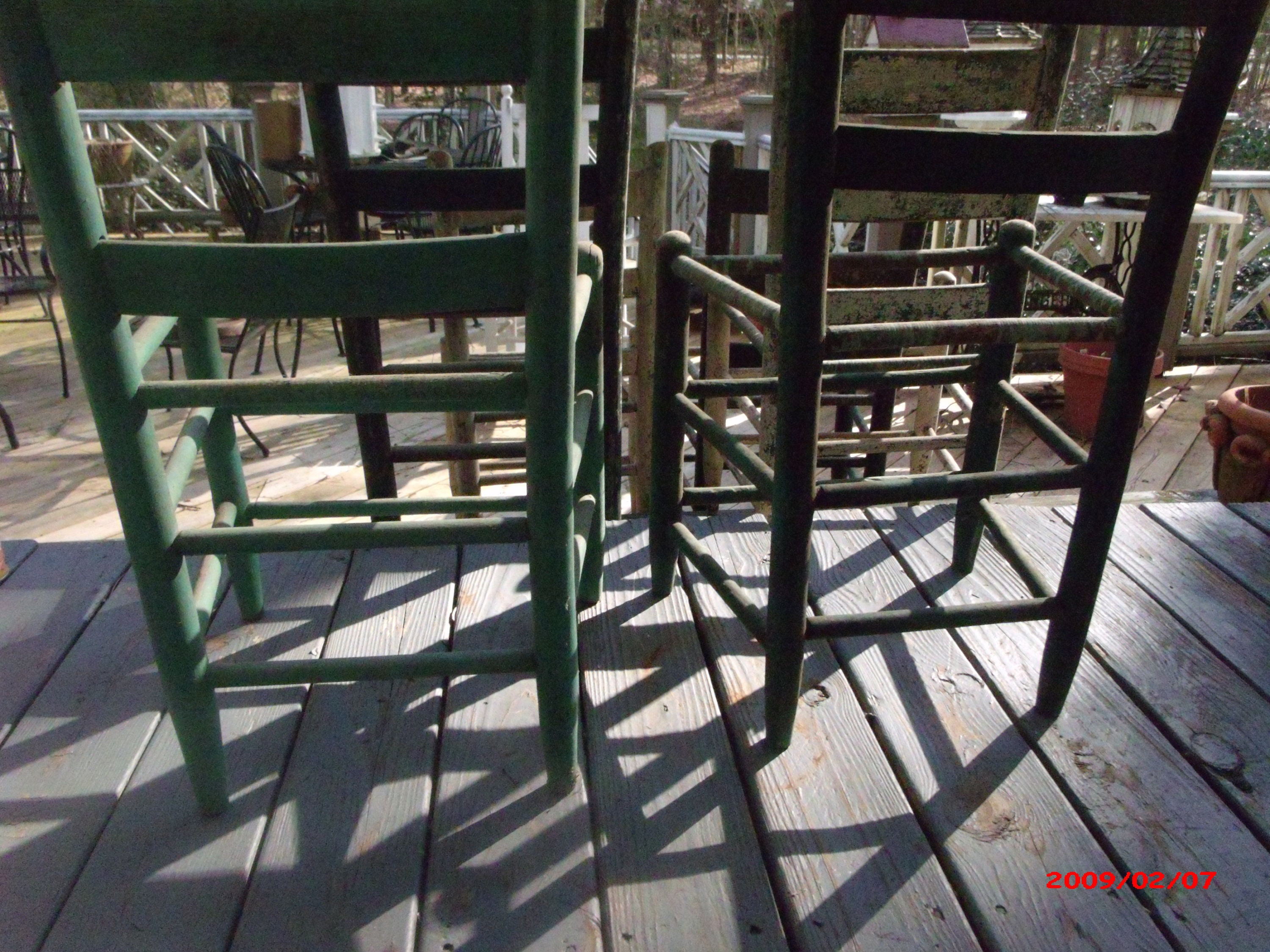 Vintage Farmhouse Weathered Chairs - Etsy