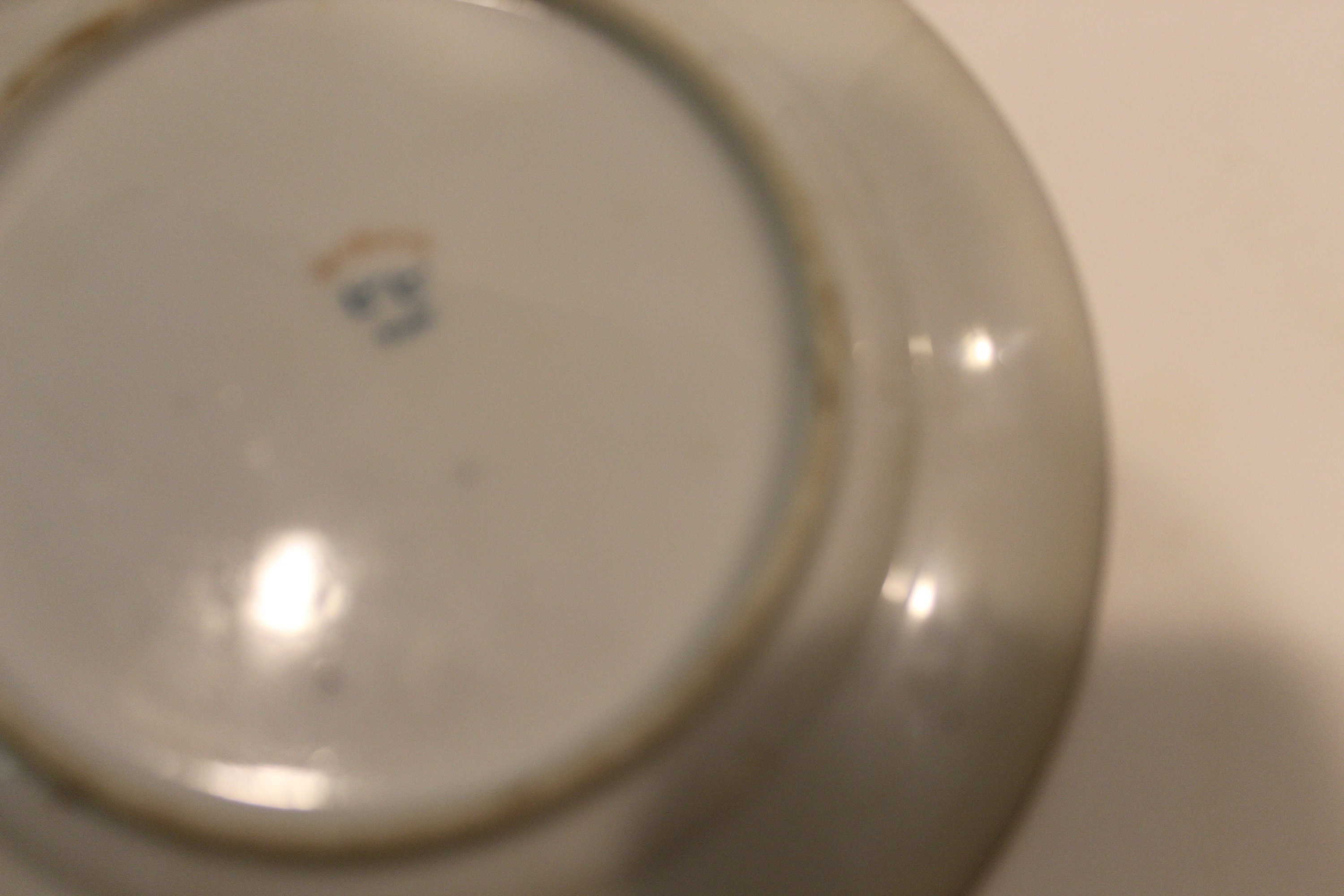 Antique Plate Gold Border Hand-painted - Etsy