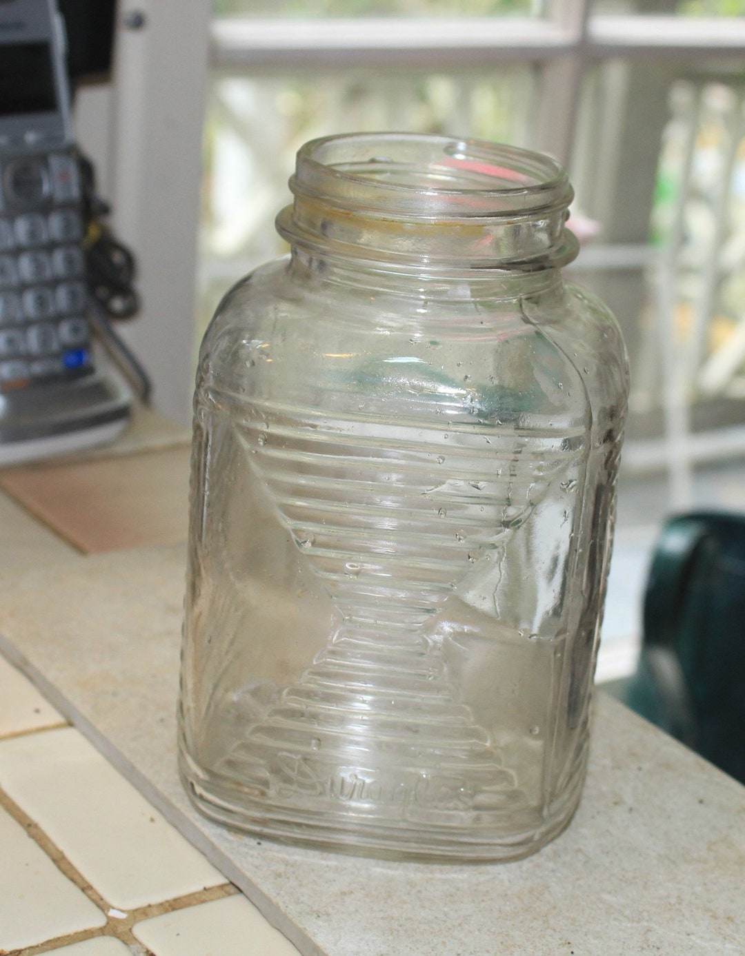 Old Victorian Dura-glass Jar - Etsy