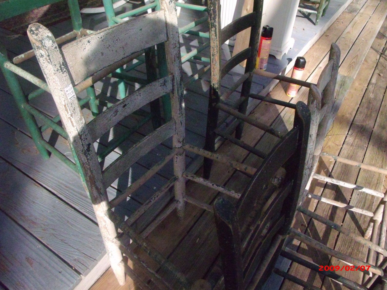 Vintage Farmhouse Weathered Chairs - Etsy