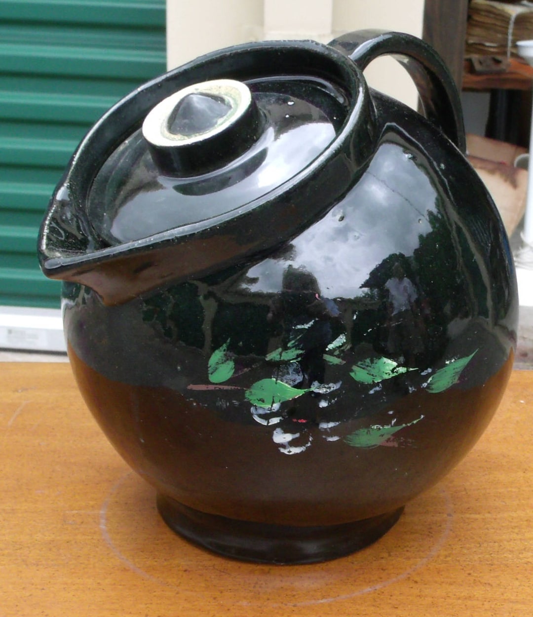 Tea-pot Large Vintage Black - Etsy