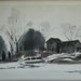 Watercolor Art: Millard Wells-barns and Bridge 1966 - Etsy