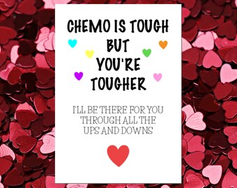 Illustrated Chemo Greeting Card Cancer Treatment Support | Etsy