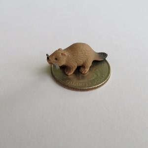 Miniature Beaver, Terrarium & Fairy Garden Supplies, Micro Tiny Garden ...