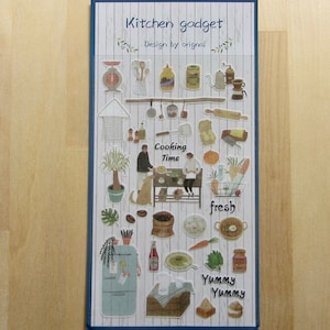 Kitchen Cooking Stickers, Home Every Day Doodle Stickers, Tea Coffee ...