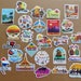 Thailand Theme Sticker Pack, Asia Scrapbooking Journal Planner Stickers ...