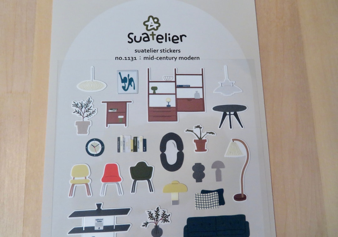 Home Decor Decorating Stickers, Home Furnishing Journal Planner ...