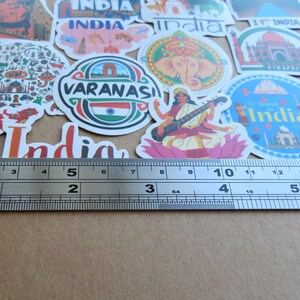 SET 50 India Theme Sticker Pack, Asia Scrapbooking Journal Planner ...