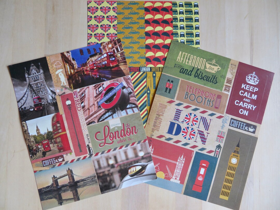 London England Stickers, London Travel British Theme Stickers, Planner ...