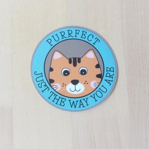 Animal Puns Positive Message Illustrated Sticker SET, Funny Otter Seal ...