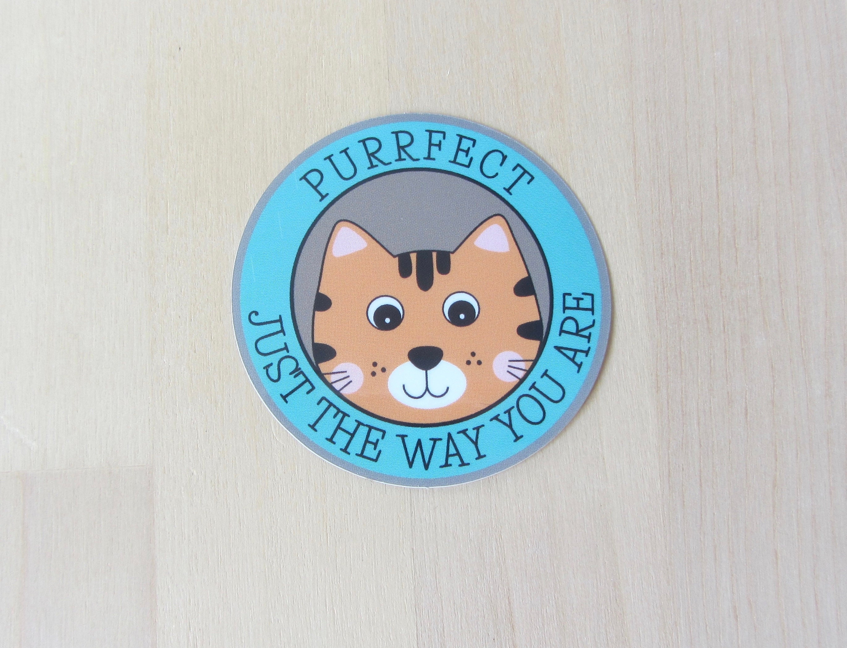 Animal Puns Positive Message Illustrated Sticker SET, Funny Otter Seal ...