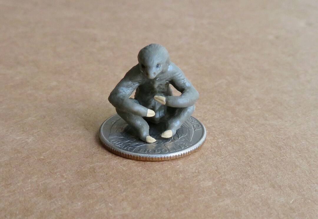 Miniature Sloth Figurine - Mini Fairy Garden & Terrarium Supplies ...