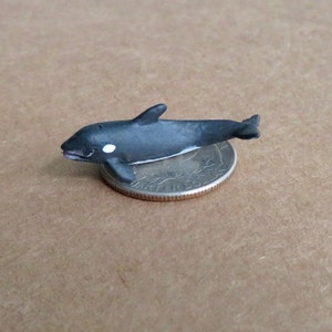 Miniature Killer Whale Sea Animals, Mini Ocean Terrarium Supplies ...