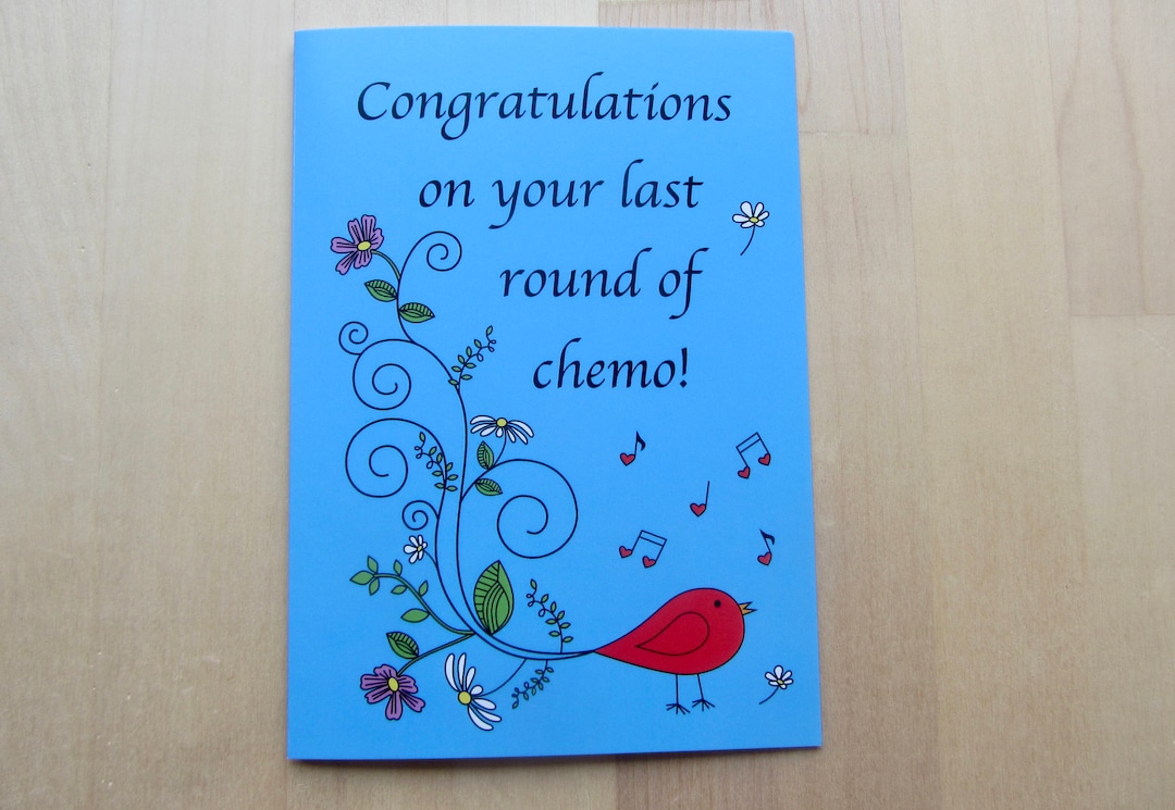 Illustrated Chemo Greeting Card, Cancer Treatment Encouragement Card ...