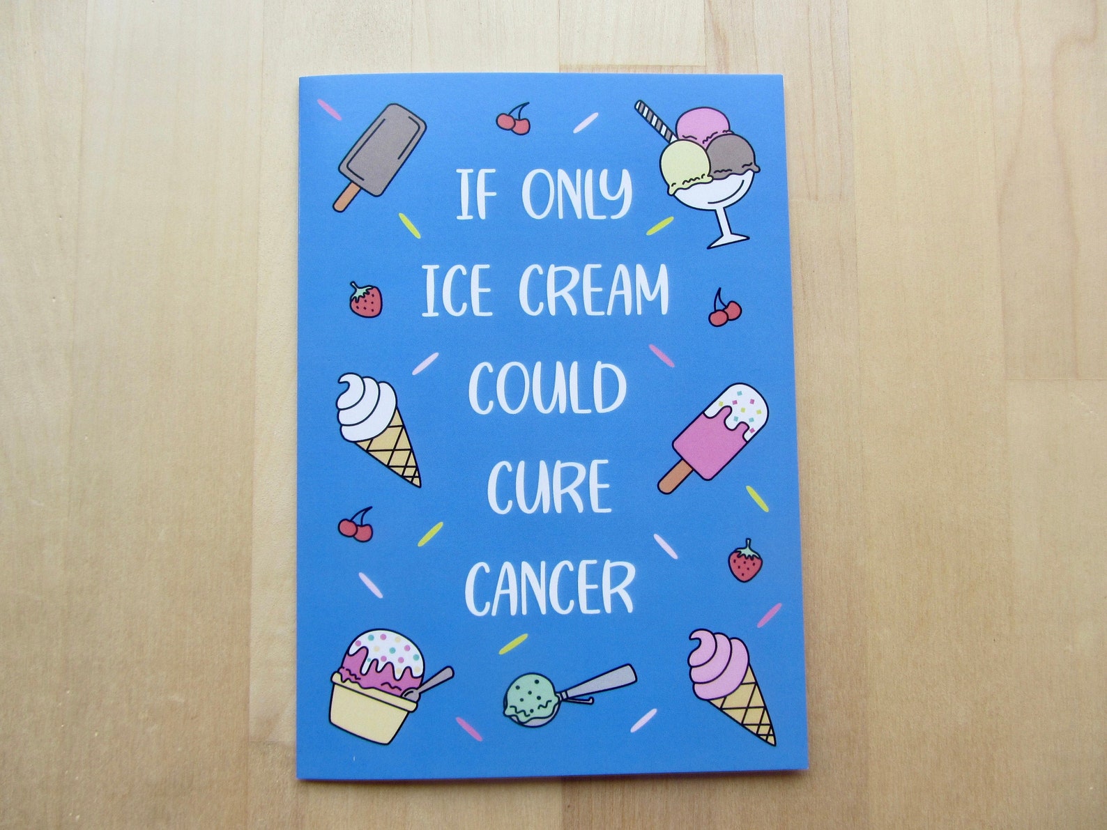 Illustrated Cancer Greeting Card Cancer Treatment Support | Etsy