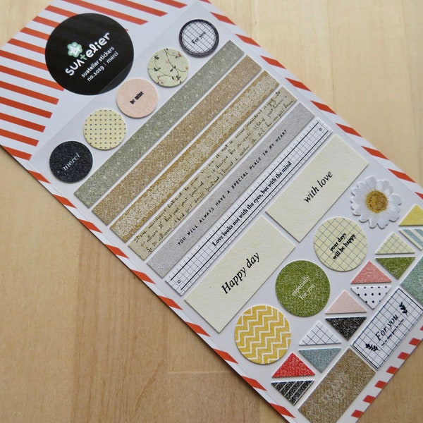 Merci Stickers - Etsy