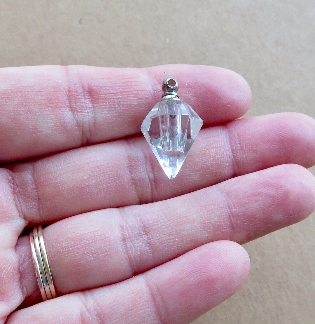 Glass Bead Cremation Ash Hair Clear Urn Memorial DIY Pendant ...