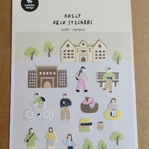 College Campus Stickers, People Stickers, University School Student ...