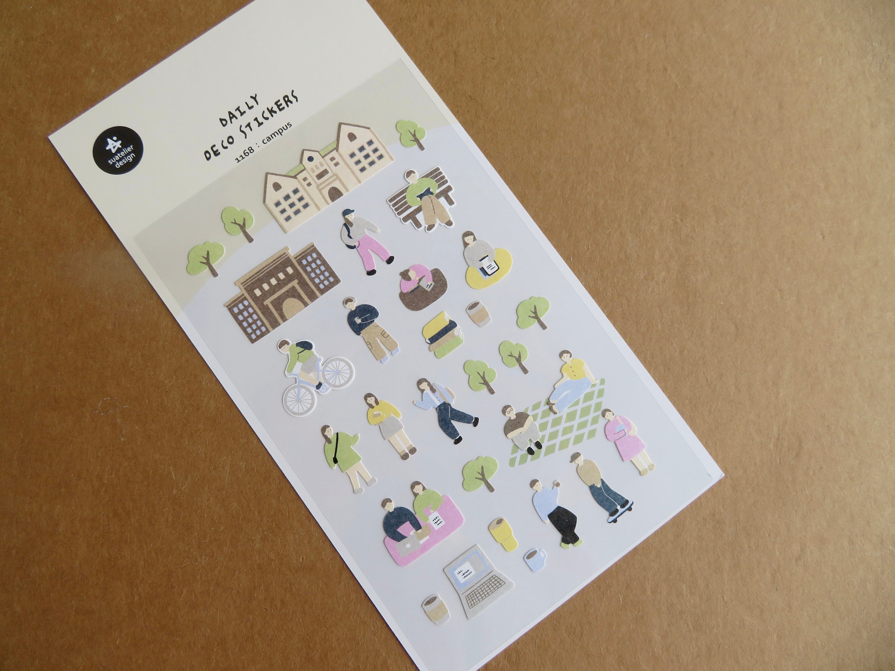 College Campus Stickers, People Stickers, University School Student ...