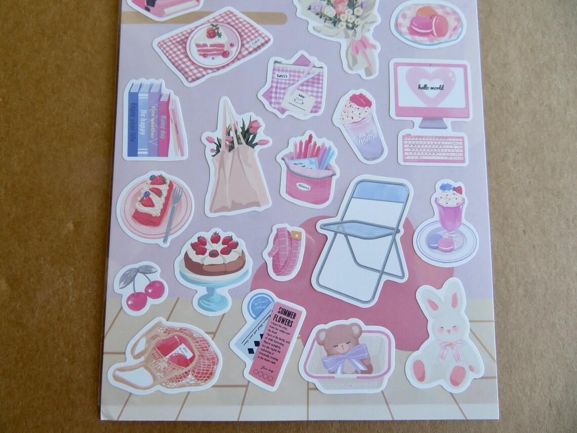 Every Day Activity Stickers, Food Drink Stickers, Home Decor Stickers ...