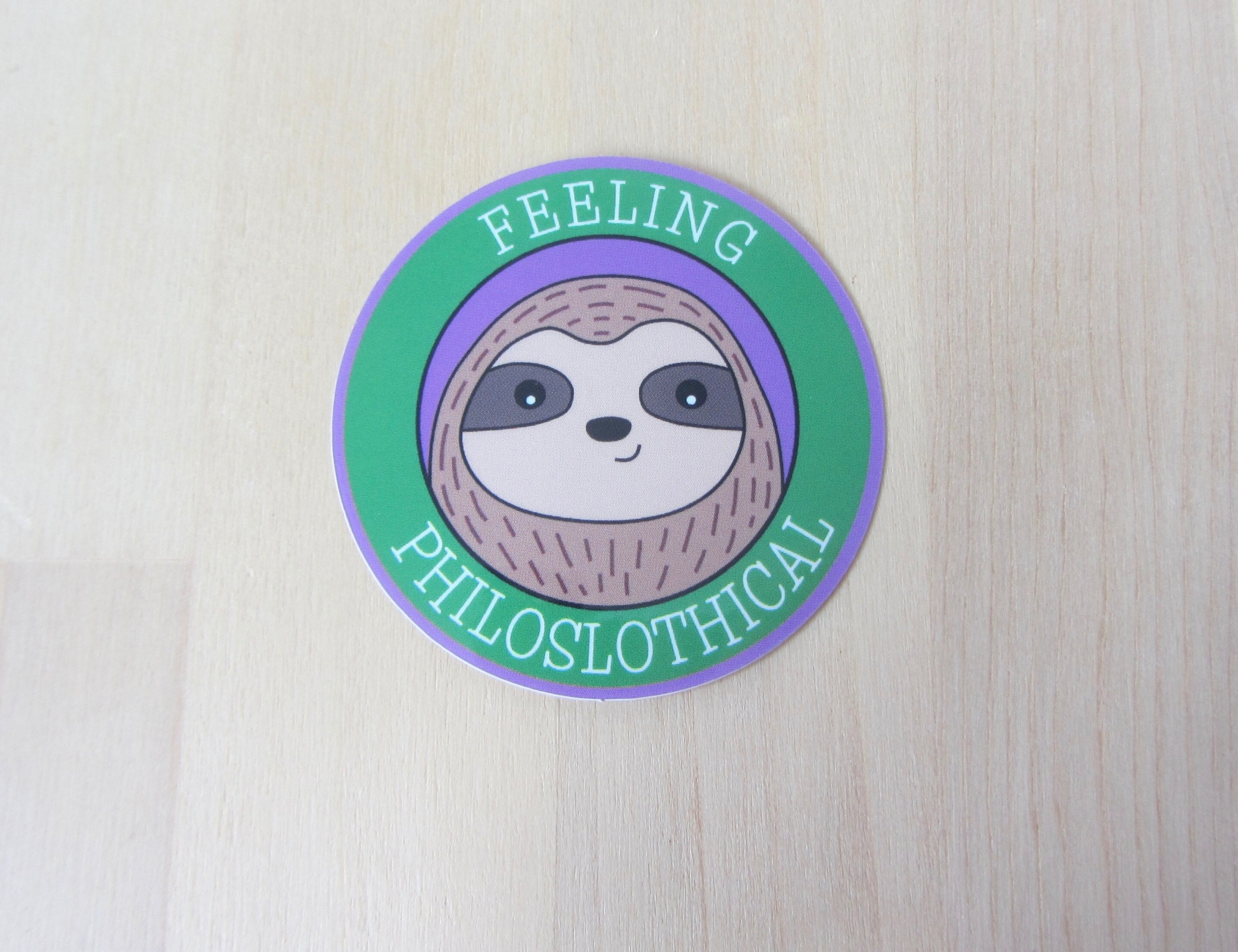 Animal Puns Positive Message Illustrated Sticker SET, Funny Otter Seal ...