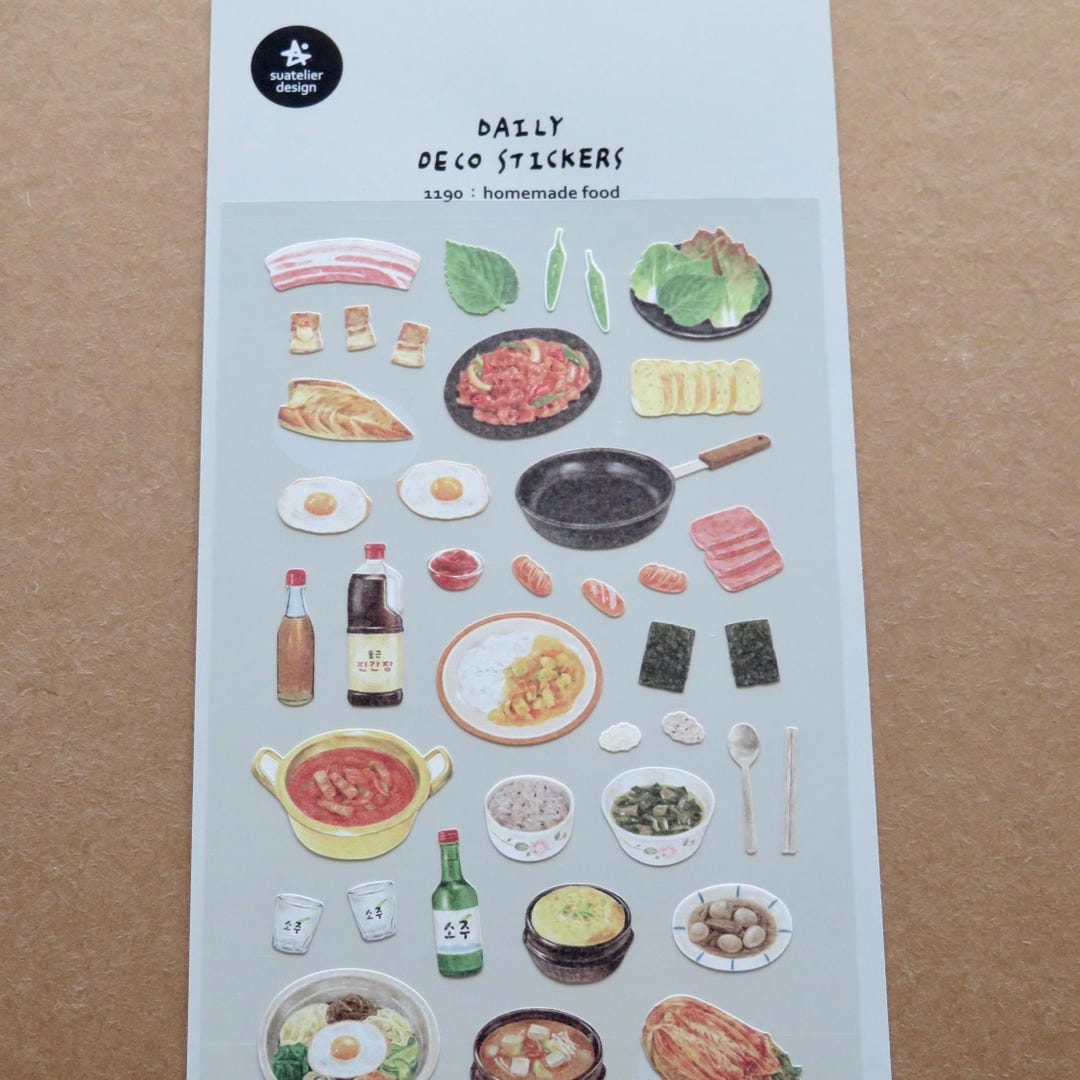 Food Stickers, Noodles & Rice Stickers, Korean Cuisine Meal Dinner ...