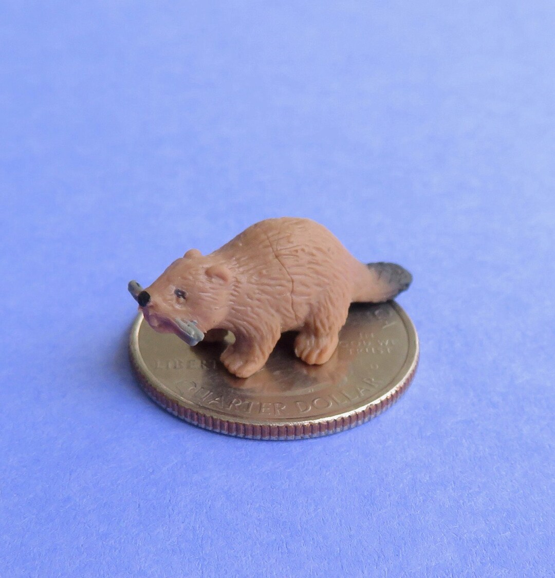 Miniature Beaver, Terrarium & Fairy Garden Supplies, Micro Tiny Garden ...