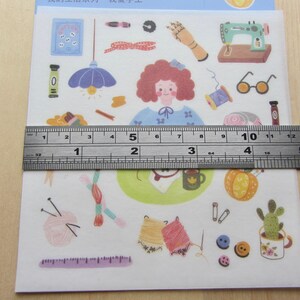 Sewing Theme Stickers, People Stickers, Every Day Home Craft Activity ...