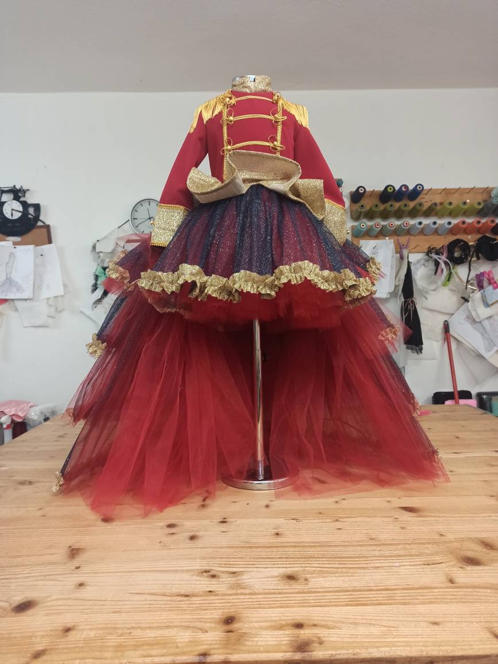 Girl Nutcracker Costumegirl Circus Outfitsoldier Dresstutu - Etsy