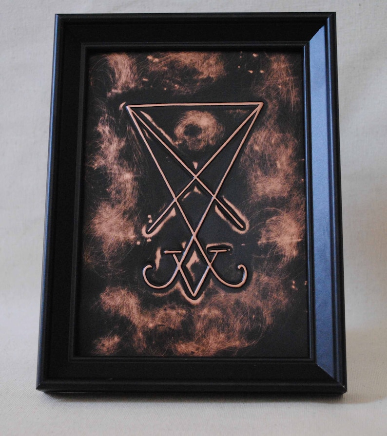 Lucifer Sigil Lucifer Morning Star Sigil Seal of Satan - Etsy