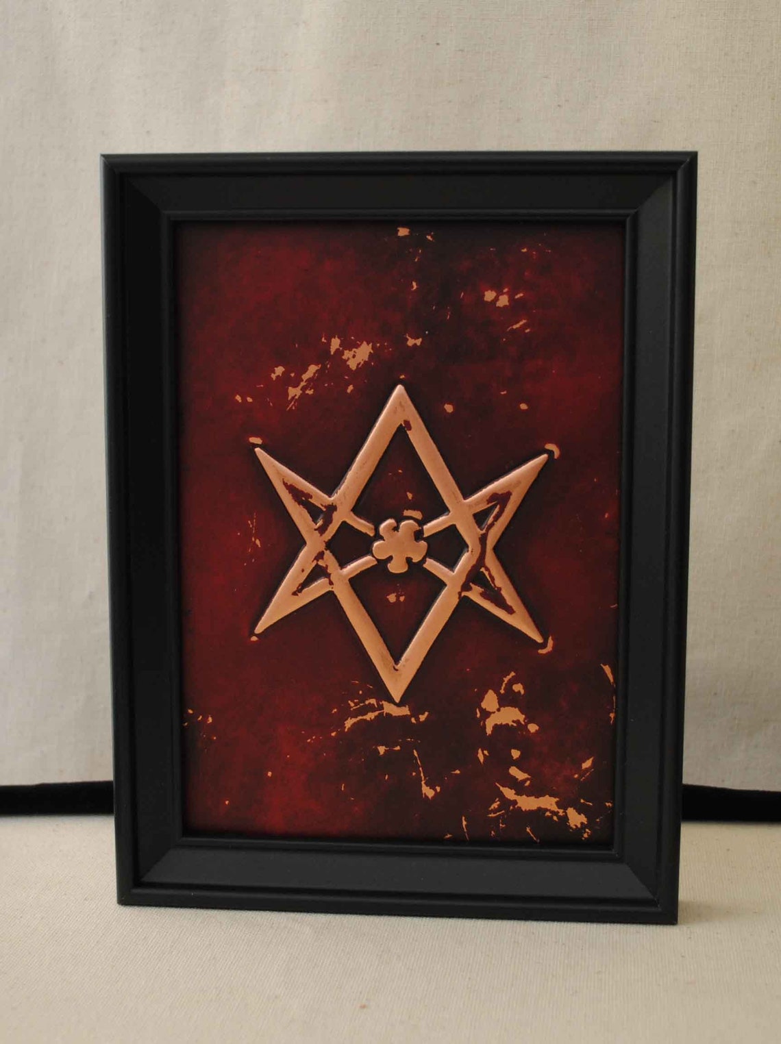 Unicursal Hexagram Occult Art Thelema 93 Symbol, Aleister Crowley ...