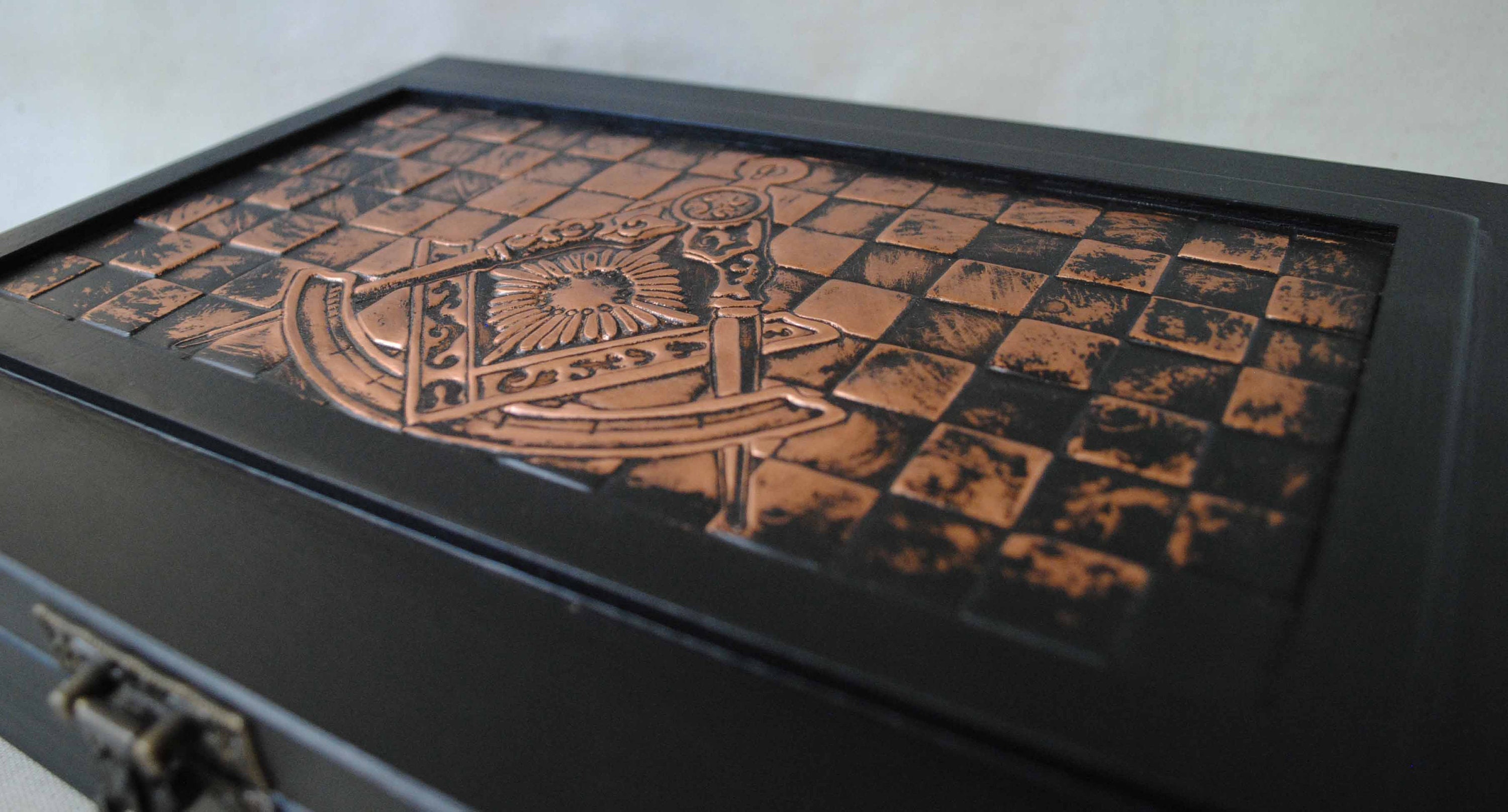 Masonic Freemasonry Symbols Chest Masonic Gift Wooden Box - Etsy