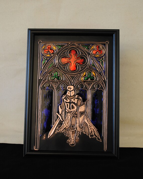 Masonic Wall Art Gift A4 Size Knights Templar Freemasonry | Etsy