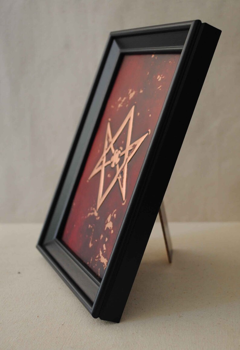 Unicursal Hexagram Occult Art Thelema 93 Symbol, Aleister Crowley ...
