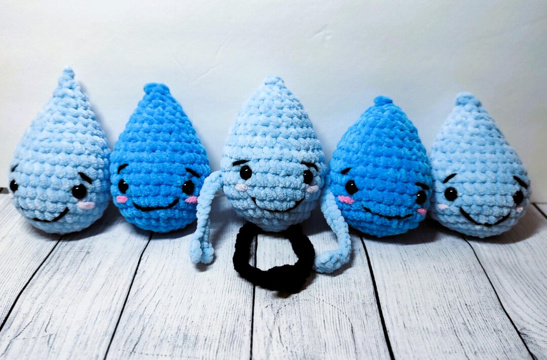 Raindrop Pals, Raindrop Buddy, Plushie, Stuffed Toy, Decor, Collectible ...