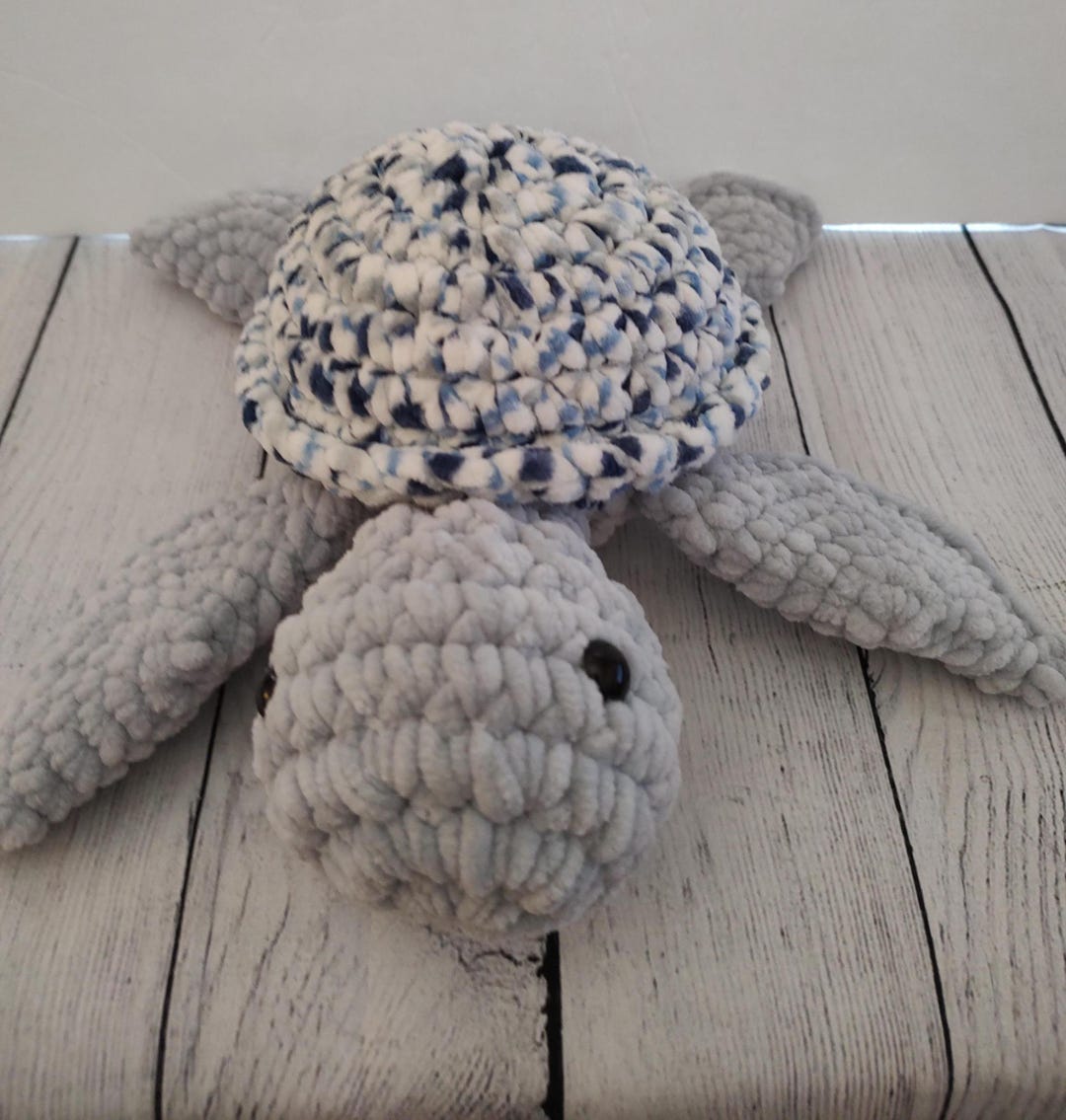 Large Plush Sea Turtle, Stuffed Toy, Plushie, Collectible - Etsy