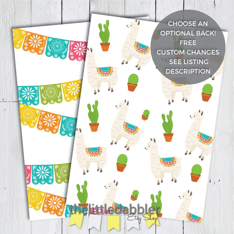 Printable Llama and Cactus Fiesta Birthday Party Invitation | Etsy