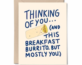 Burrito Card - Etsy